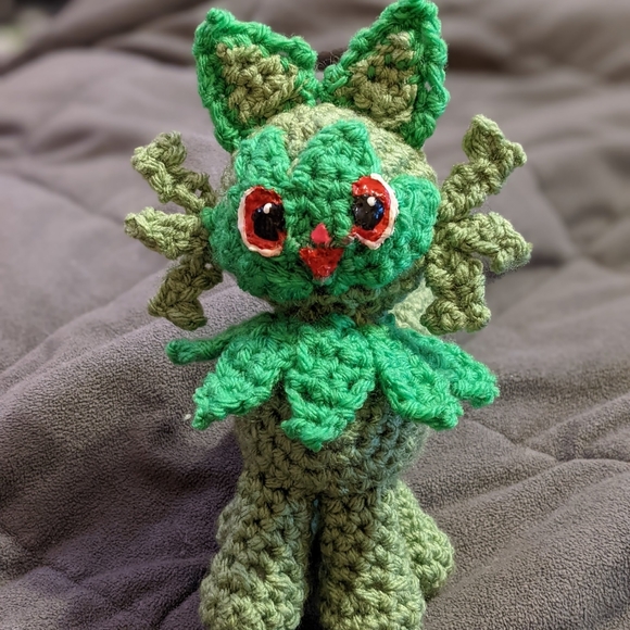 Other | Handmade Crochet Sprigatito Plushie | Poshmark